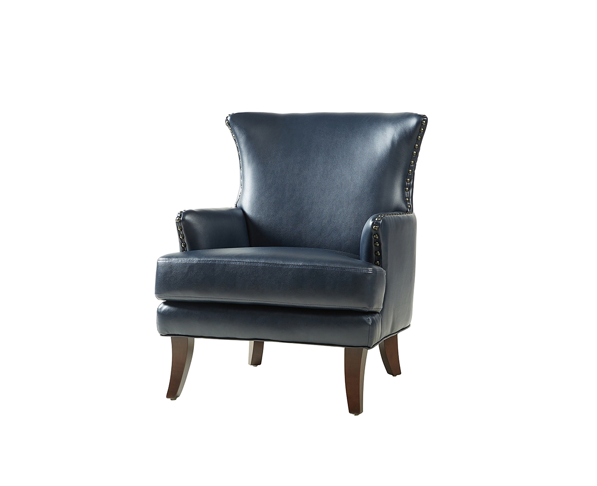 Click here for Hardamon Contemporary Leather Arm Chair with Nailh... prices
