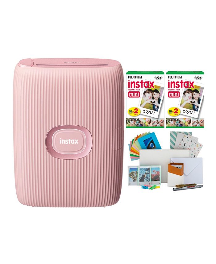 Fujifilm Instax Mini Link2 Instant Smartphone Printer (Soft Pink ...