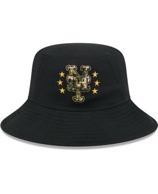 New Era Men's Black New York Mets 2024 Armed Forces Day Bucket Hat - Macy's