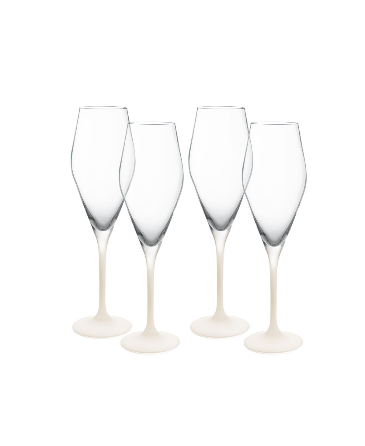 Click here for Villeroy & Boch Manufacture Rock Blanc Flutes Glas... prices