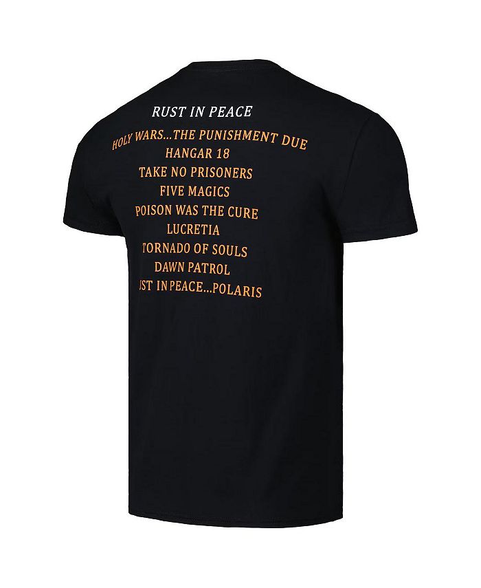 Manhead Merch Unisex Black Megadeth Rust in Peace T-Shirt - Macy's