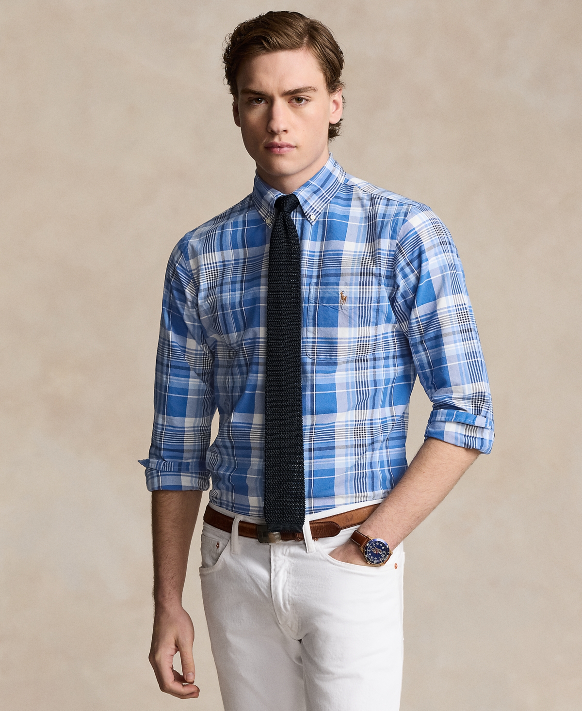 Click here for Polo Ralph Lauren Mens Classic-Fit Oxford Shirt -... prices