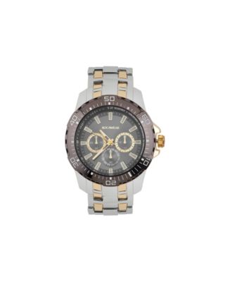 Rocawear Men's Two-Tone Metal Bracelet Watch 50mm - Macy's