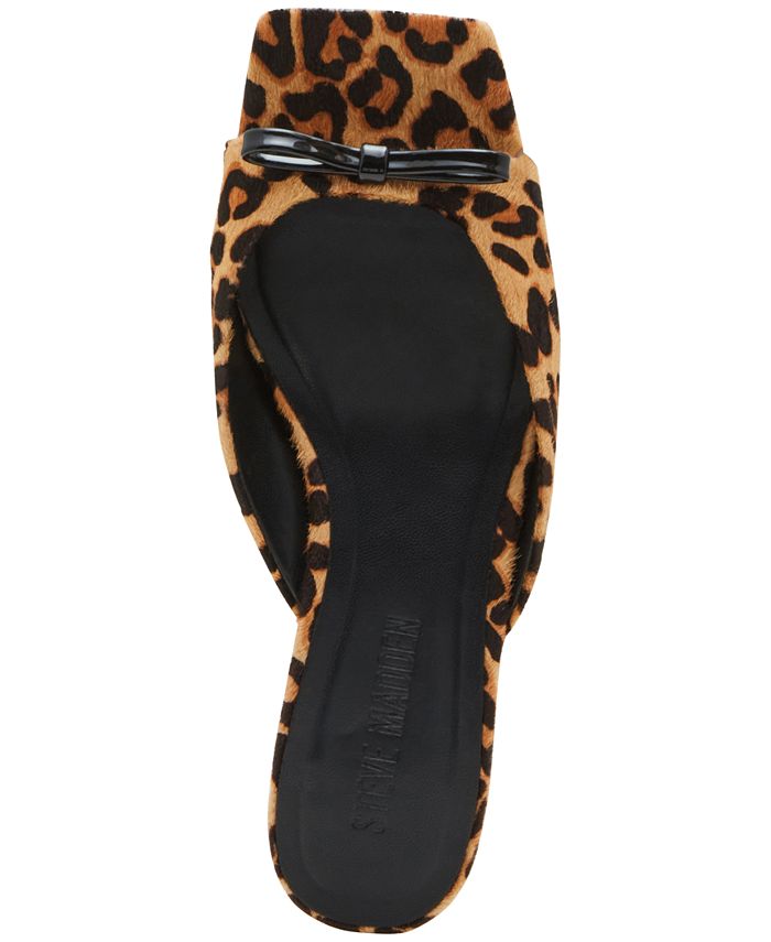 Steve Madden Women's Meme-L Bow Kitten-Heel Sandals - Macy's