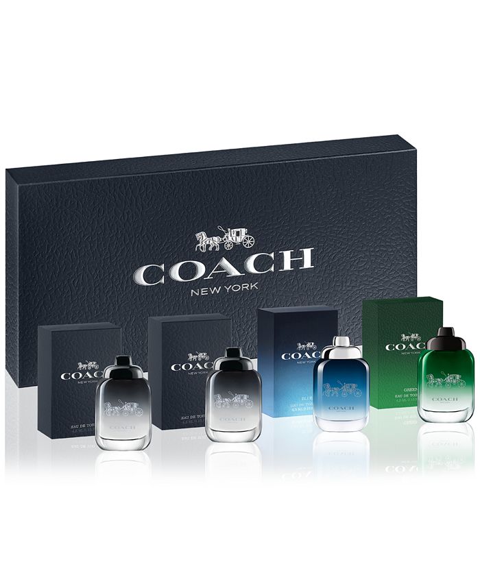 COACH Men's 4-Pc. Eau de Toilette Mini Gift Set - Macy's