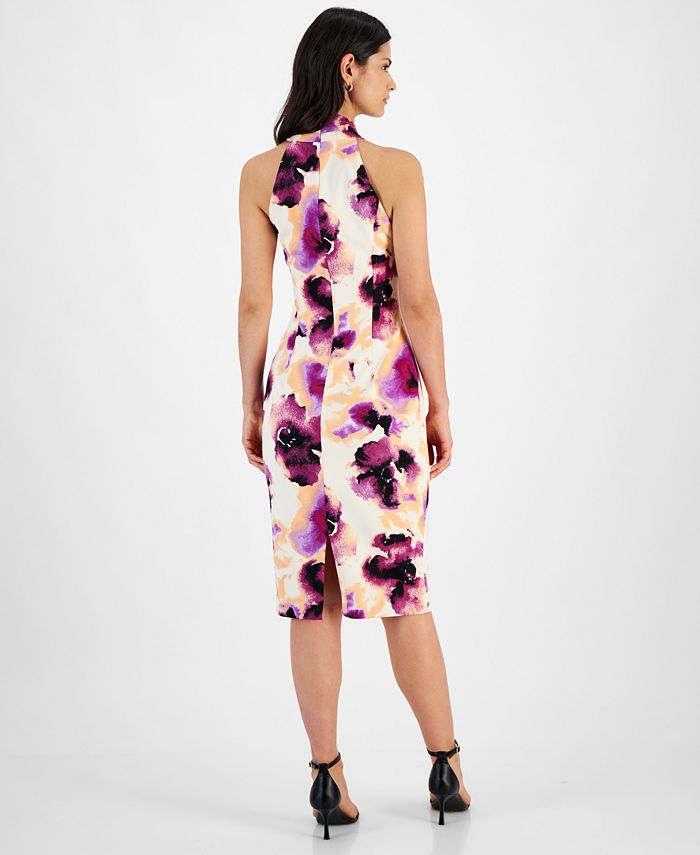 RACHEL Rachel Roy Harland Floral-Print Midi Dress - Macy's