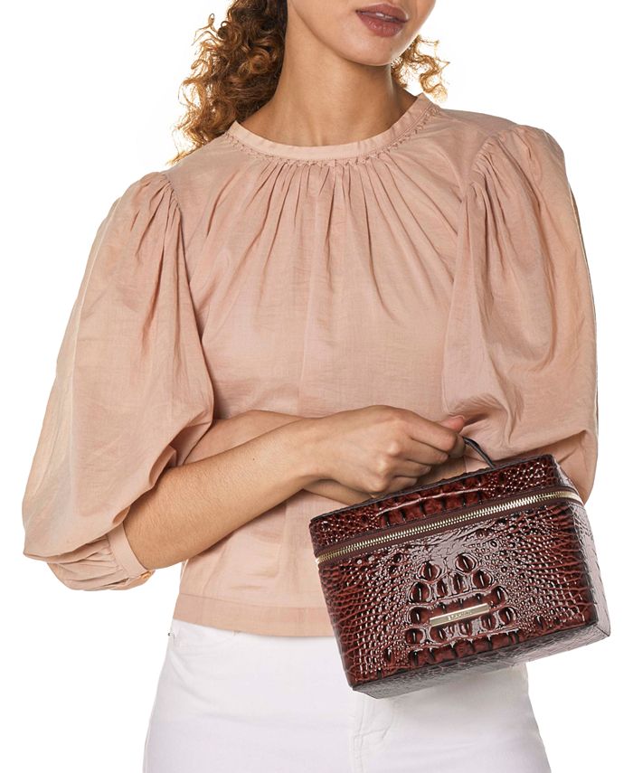 Brahmin Charmaine Small Leather Cosmetic Case - Macy's