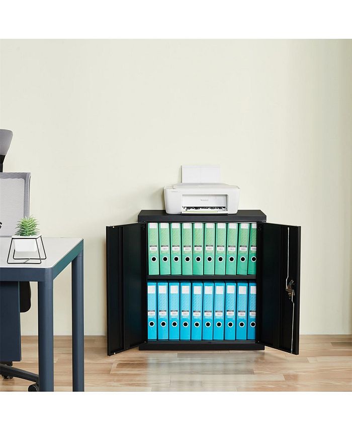 Simplie Fun 1 Shelf Metal Filing Cabinet, Storage File Cabinet With ...