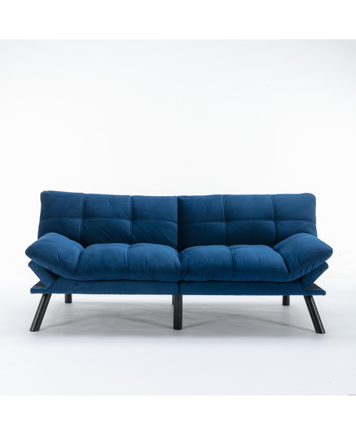 Click here for Streamdale Velvet Sofa Bed - Navy blue prices