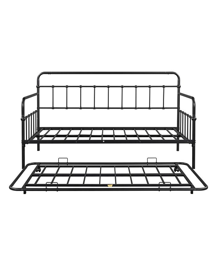 Simplie Fun Metal Frame Daybed With Trundle - Macy's