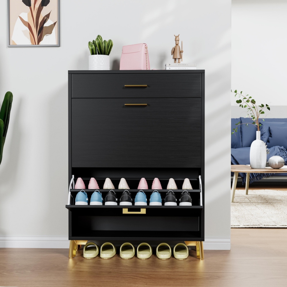 Click here for Streamdale Shoe Cabinet for Home or Office Use - B... prices