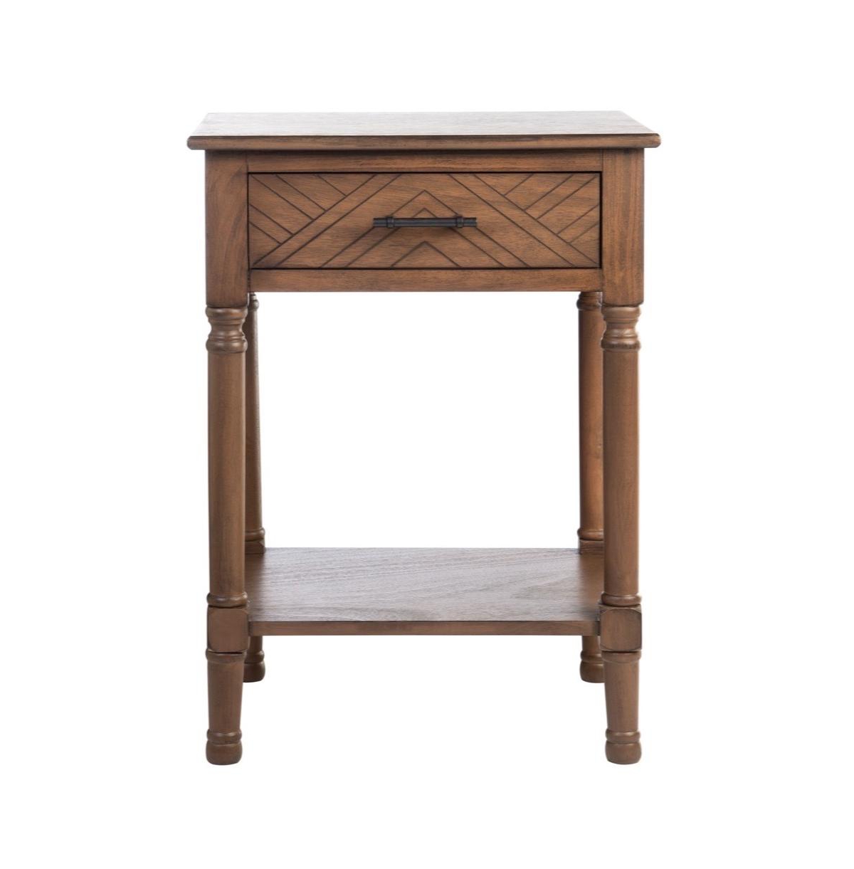 Safavieh Peyton 1 Drawer Accent Table - Brown