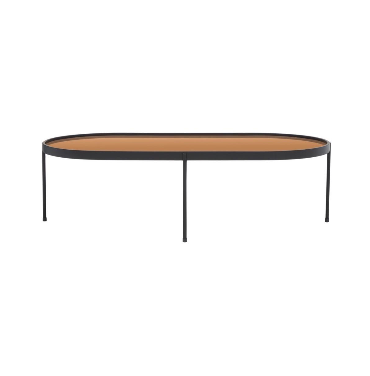 Click here for Emmerick Mirrored Coffee Table - Rose gold/matte b... prices