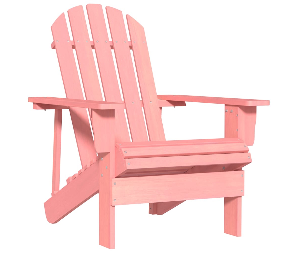 Click here for Patio Adirondack Chair Solid Fir Wood Pink - Pink prices