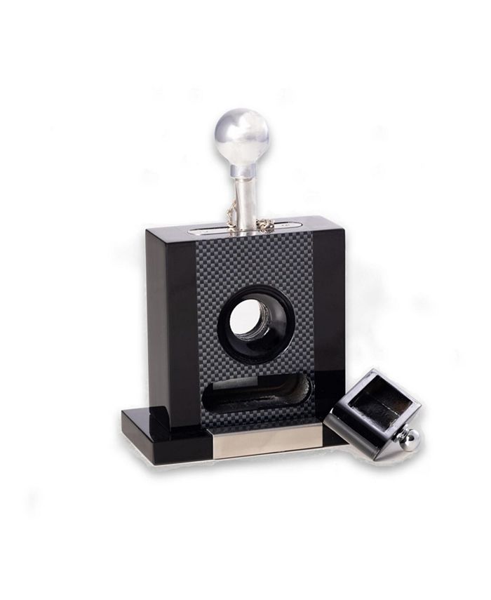 Bey-Berk Lacquered Carbon Fiber Design Wood and Stainless Steel Table ...