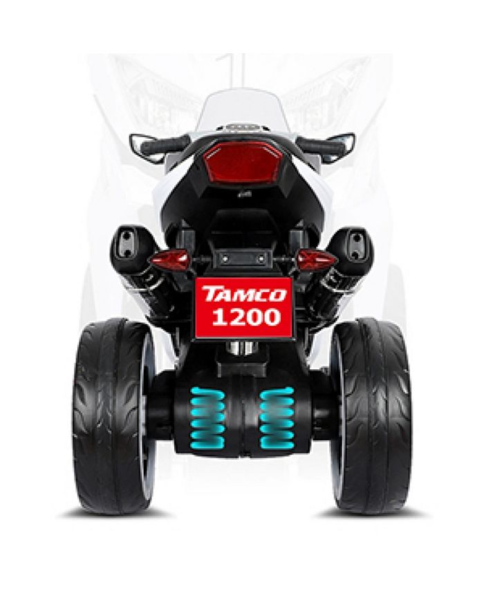 Simplie Fun 12V Kids Electric Motorcycle with Three Lighting Wheels ...
