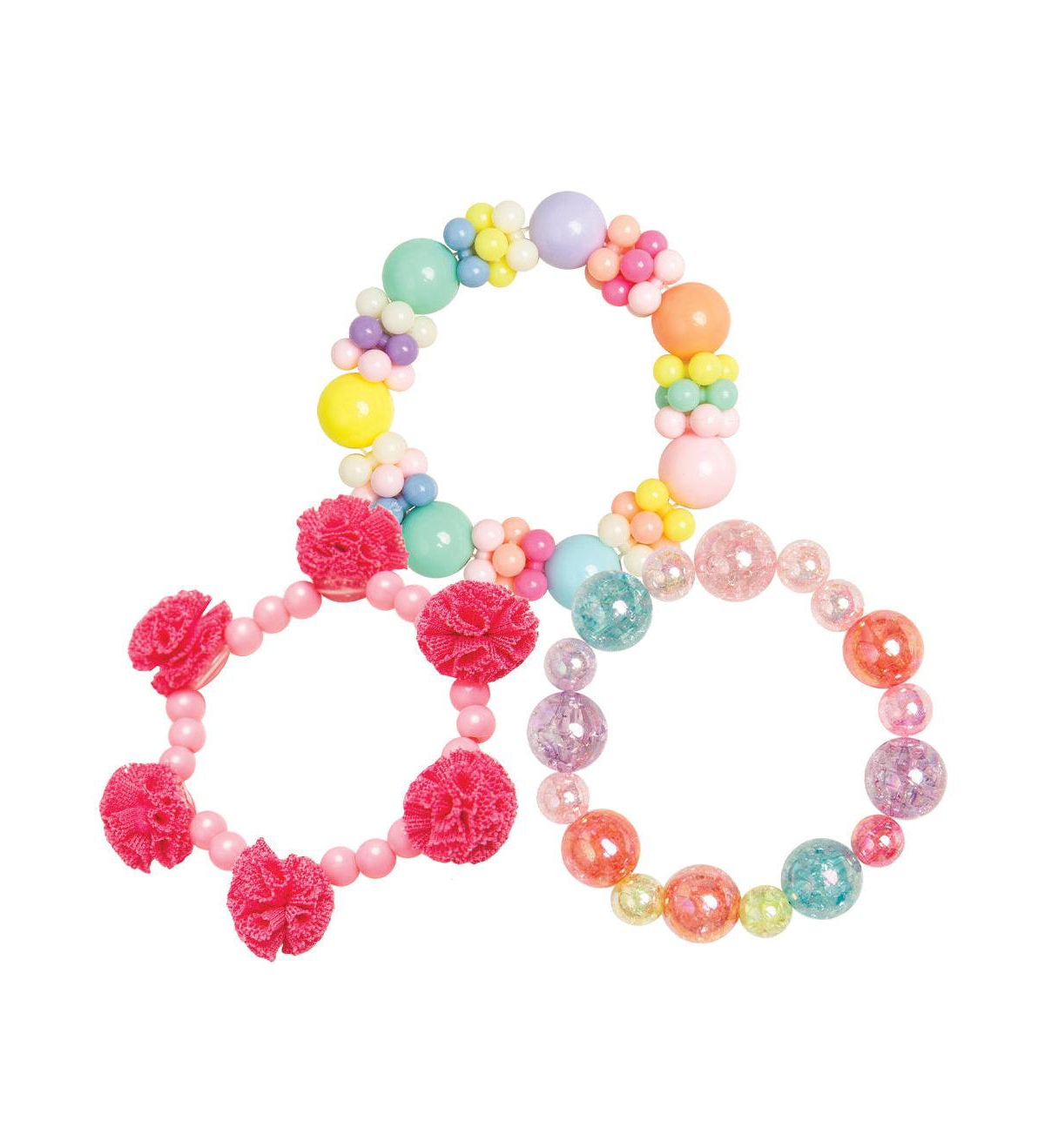 Click here for Puttisu Girls Bangle Trio - Candy Pearls - Bubbly... prices