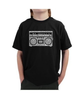 LA Pop Art Boys Word Art T-shirt - Greatest Rap Hits of The 1980's - Macy's