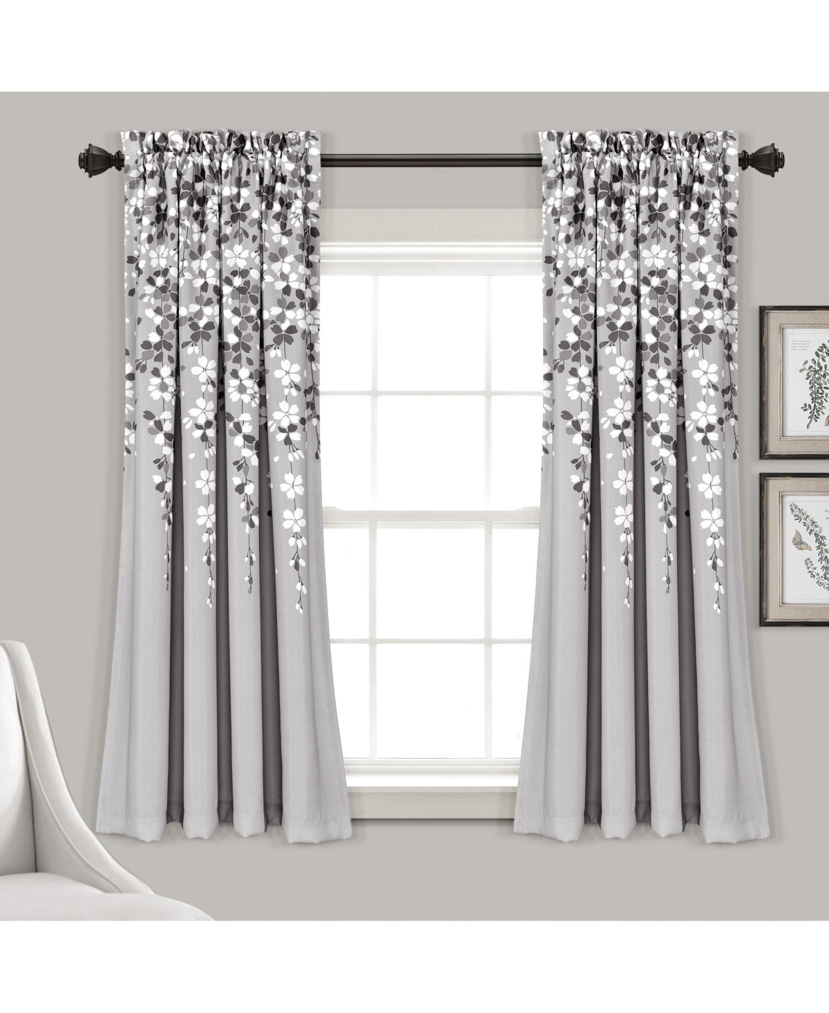 Click here for Lush Decor Weeping Flower Light Filtering Window C... prices