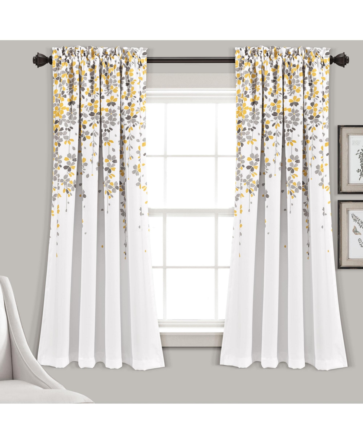 Click here for Lush Decor Weeping Flower Light Filtering Window C... prices