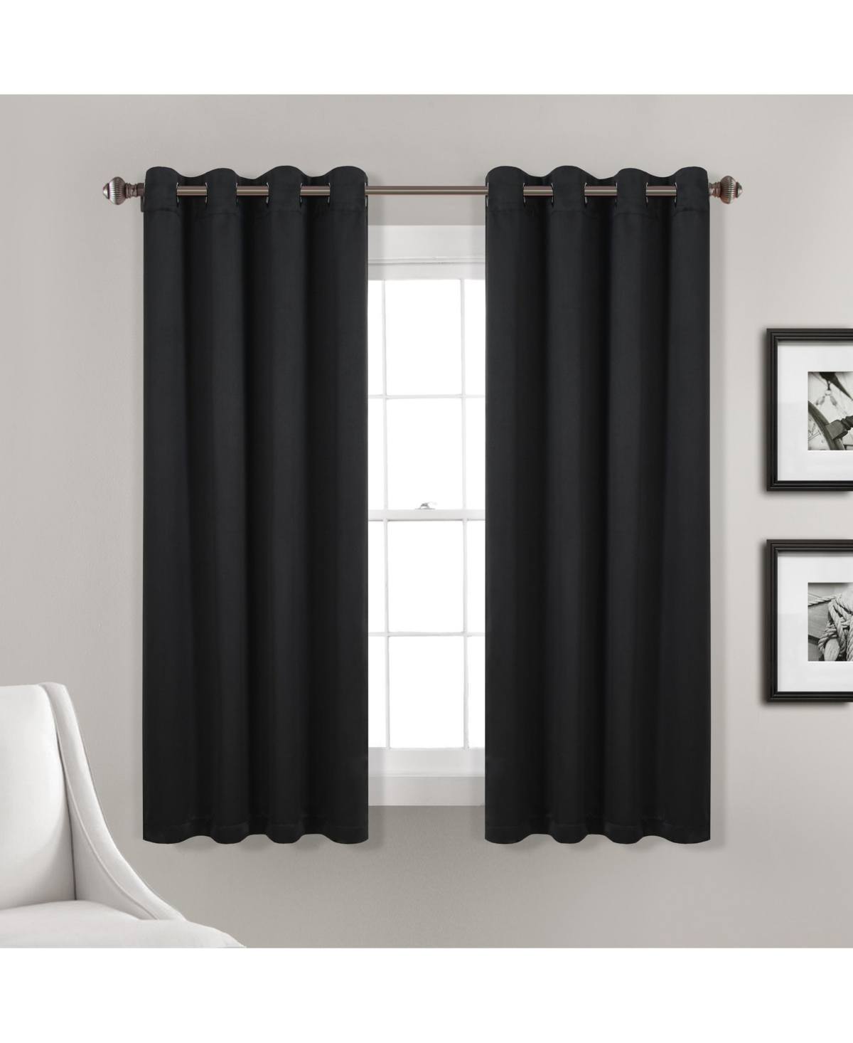 Click here for Lush Decor Insulated Grommet Blackout Linen Window... prices