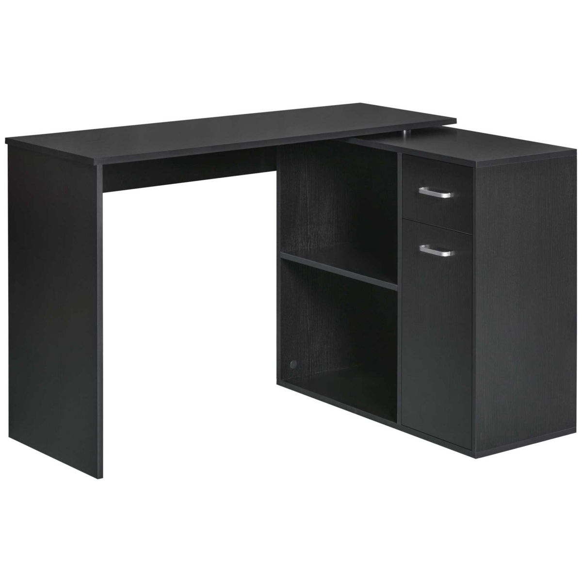 Click here for Homcom Home Office L-Shaped Corner Desk with Stora... prices