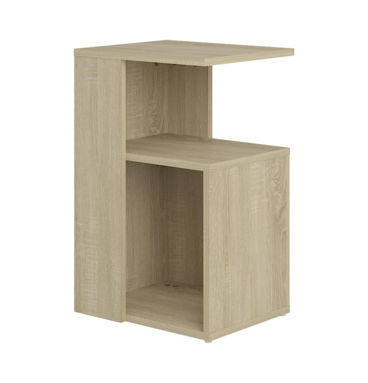 Click here for vidaXL Side Table Sonoma Oak 14.2x11.8x22 Engineer... prices