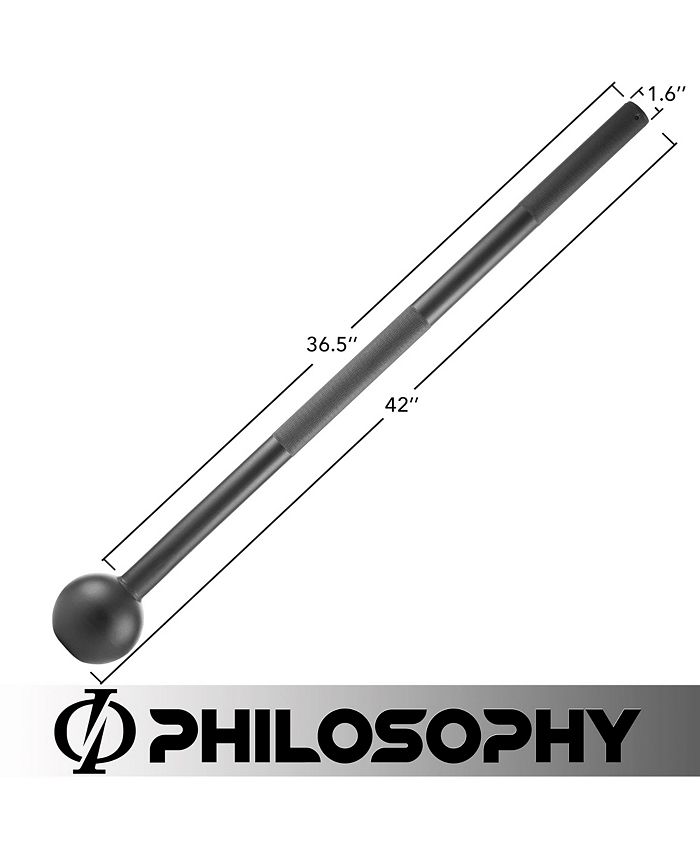 Philosophy Gym Steel Mace Bell 20 LB, Mace Club for Strength Training ...
