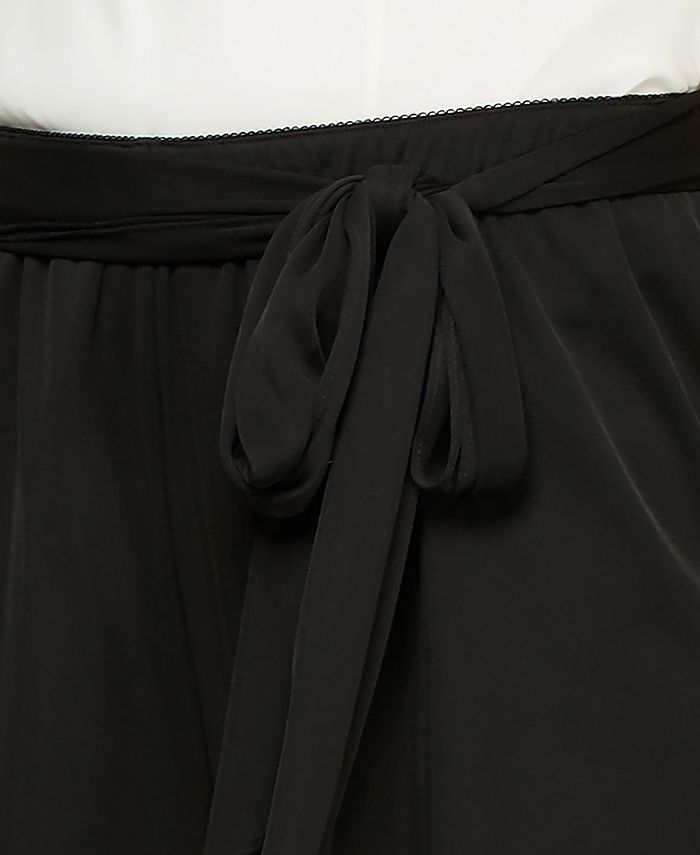 Alex Evenings Women's Sash-Belt Wide-Leg Pants - Macy's