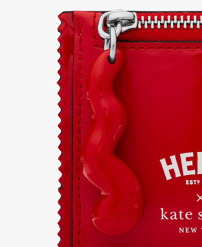 kate spade new york Heinz Printed Patent Coin Card Case Wristlet - Macy's