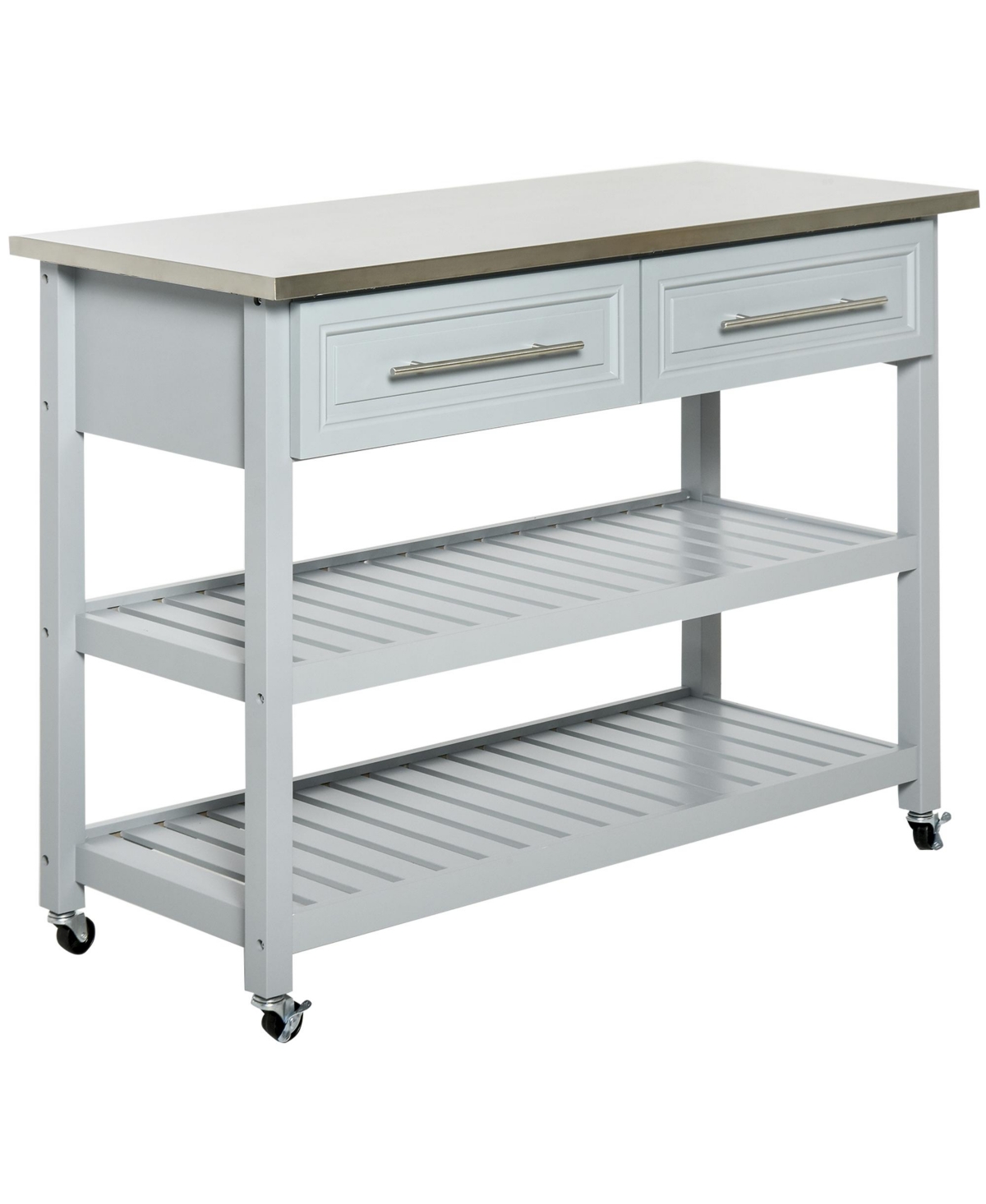 Click here for Homcom Kitchen Cart Rolling Trolley Shelves Drawer... prices