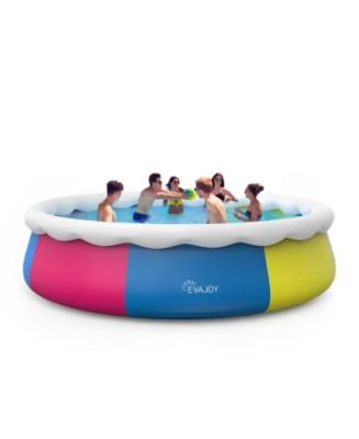 SUGIFT 15ft x 35in Inflatable Swimming Pool Include Filter Pump, Ground ...