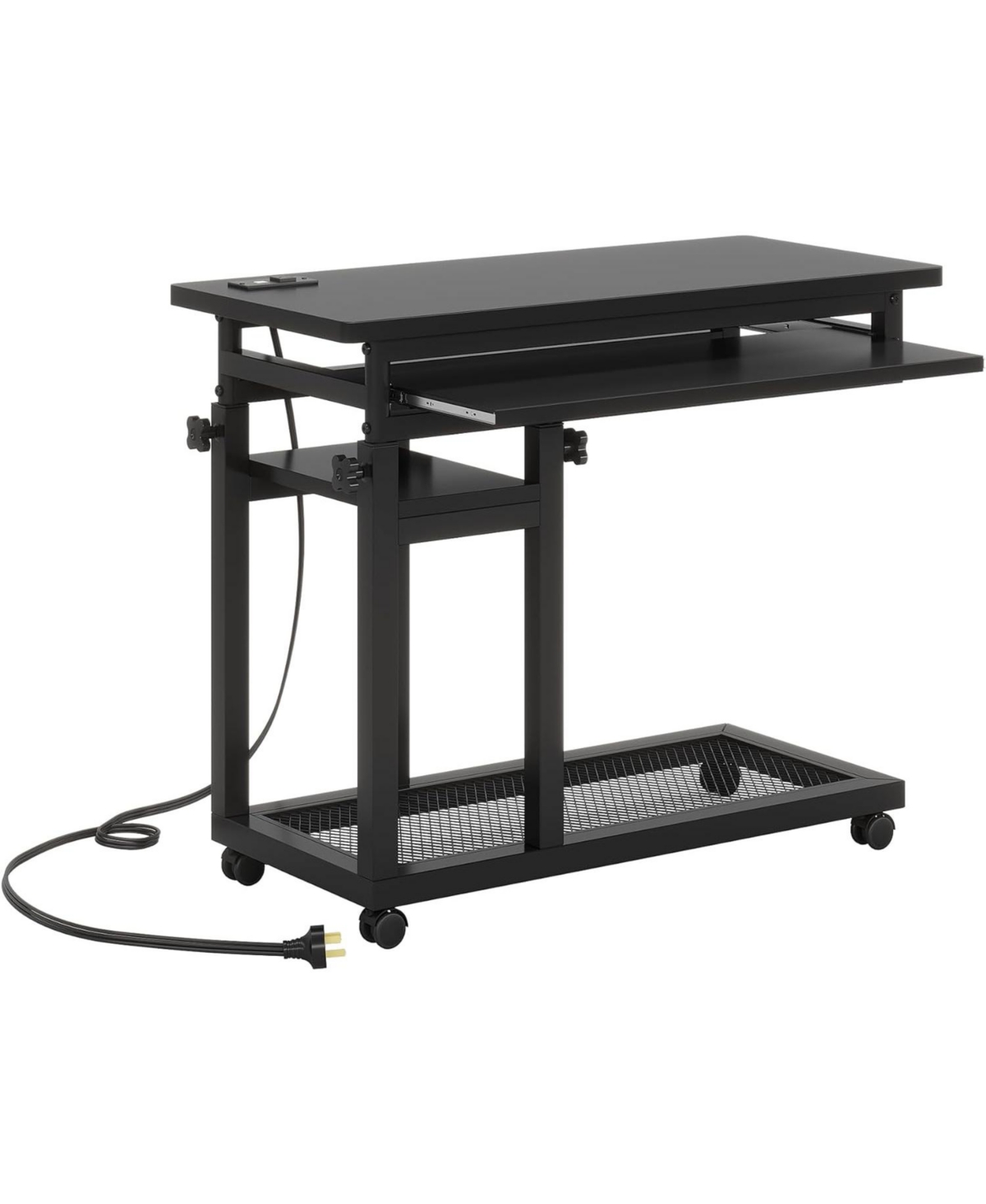 Click here for Tribesigns Small Portable Desk with Power Outlet... prices