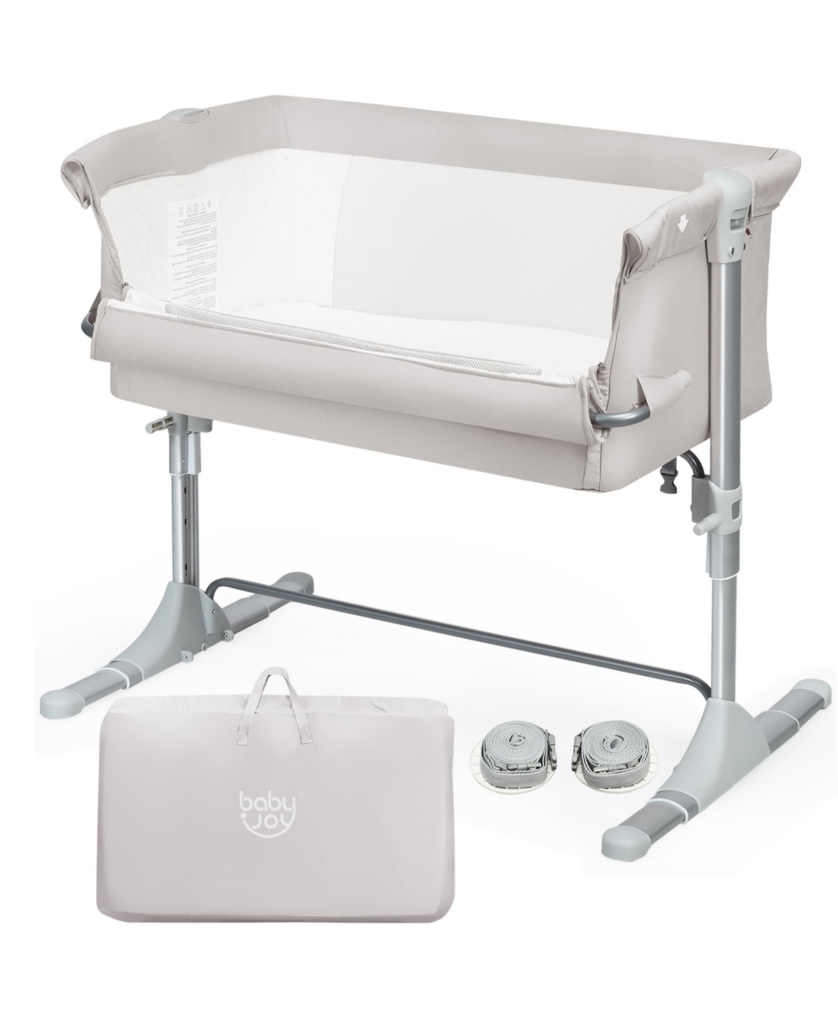Click here for Costway Portable Baby Bed Side Sleeper Infant Trav... prices