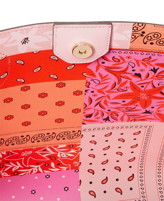 kate spade new york Bleecker Bandana Patchwork Pop Printed Crossgrain ...