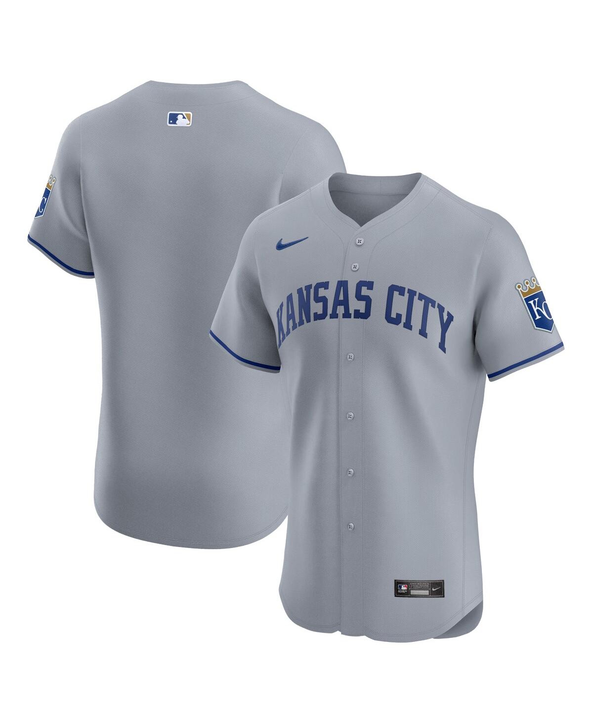 Click here for Nike Mens Gray Kansas City Royals Road Vapor Premi... prices