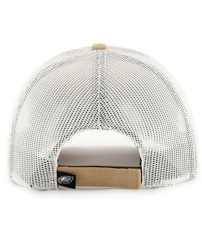 '47 Brand 47 Brand Men's Tan/White Philadelphia Eagles Glory Daze Hitch Trucker Adjustable Hat ...