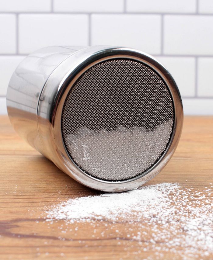 RSVP International Endurance Stainless Steel 11 ounce Fine Mesh Sugar ...