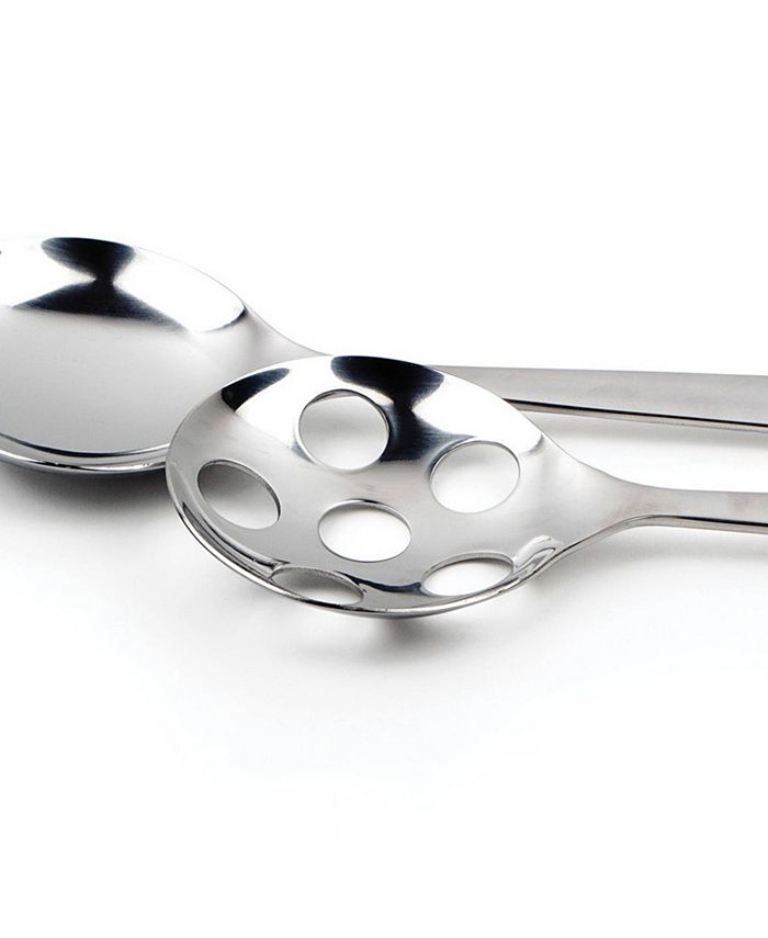 RSVP International Endurance Stainless Steel 2 Piece 11" Salad Spoons ...