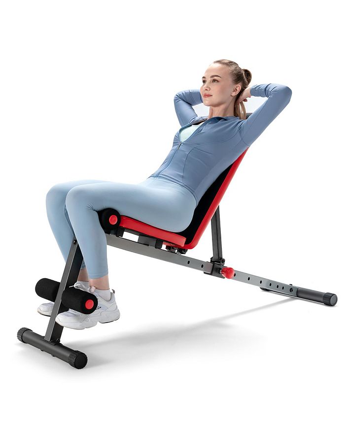 Costway Multi-function Weight Bench W/Adjustable Backrest Home Gym - Macy's