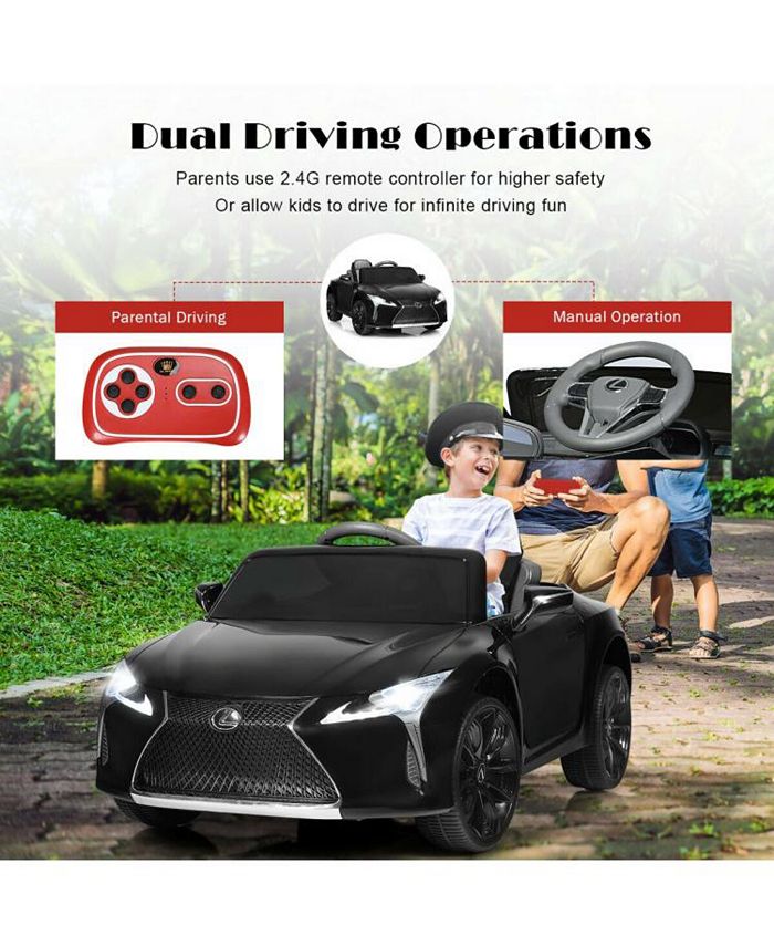 Slickblue Kids Ride Lexus LC500 Licensed Remote Control Electric ...