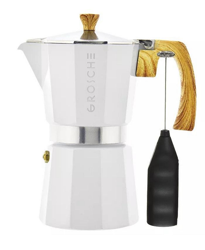 GROSCHE Milano Cafe Bliss: Moka Pot Frother Duo - Macy's