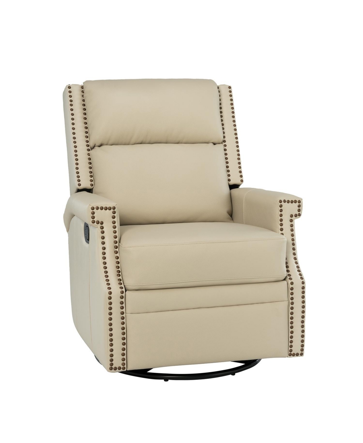 Click here for Anselm Transitional Recliner with Nailhead Trim -... prices