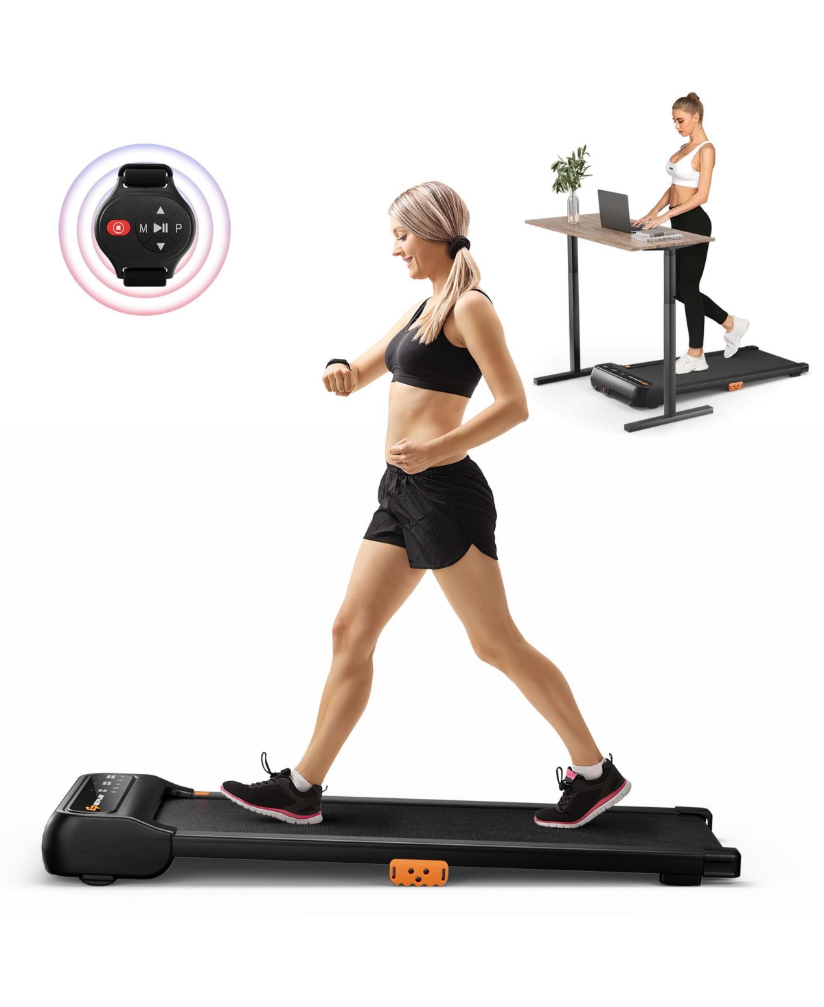 Click here for Walking Pad Under Desk Treadmill - Black prices