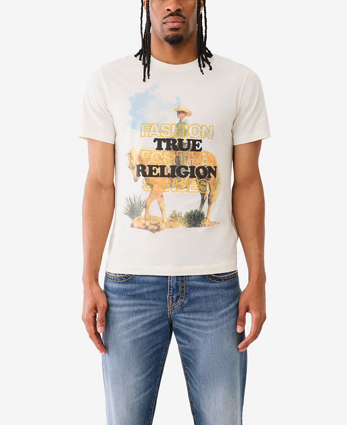 True Religion Men's Short Sleeve Embro Cowboy T-shirts - Macy's