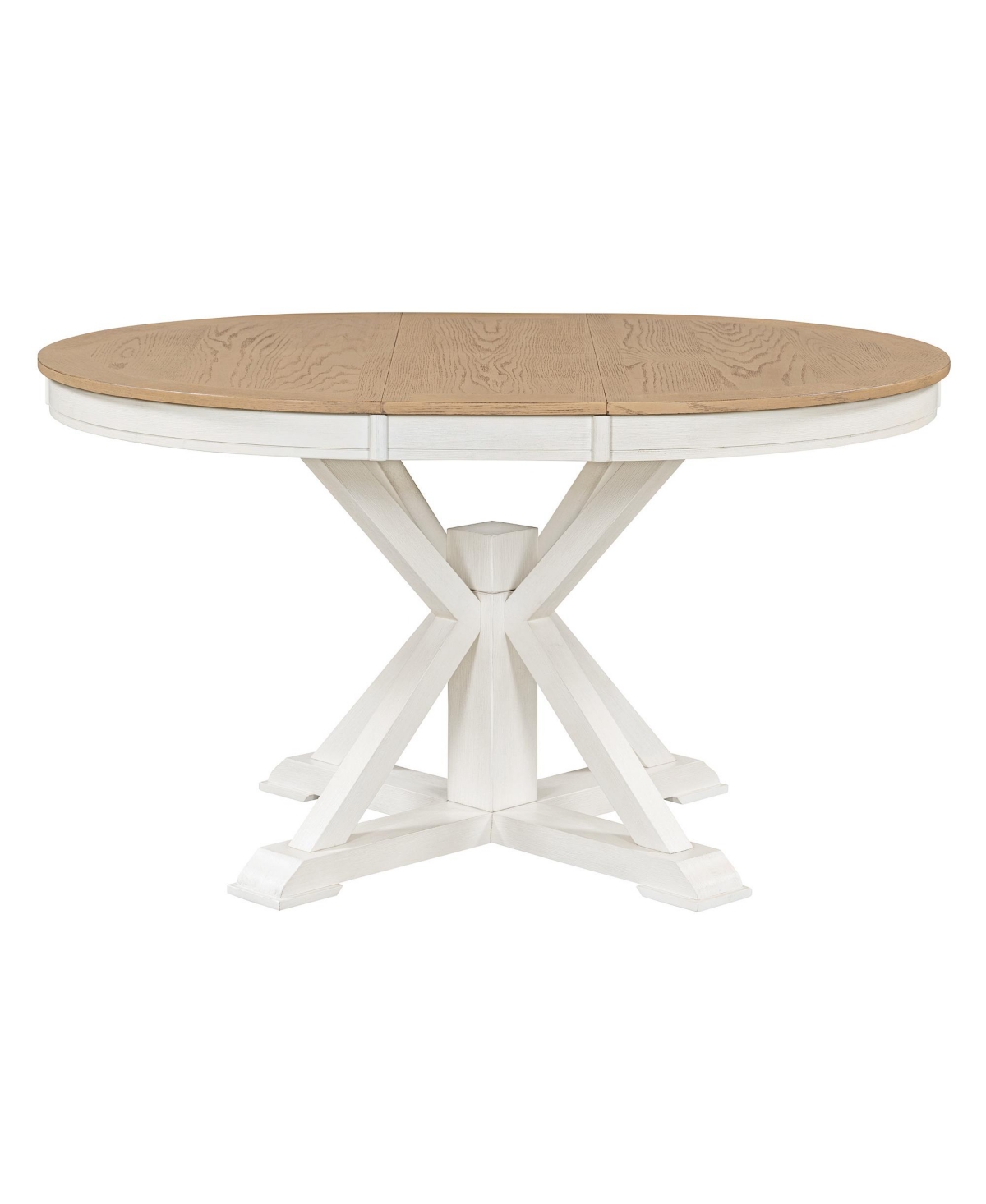 Click here for Streamdale Retro Extendable Oak Dining Table with... prices