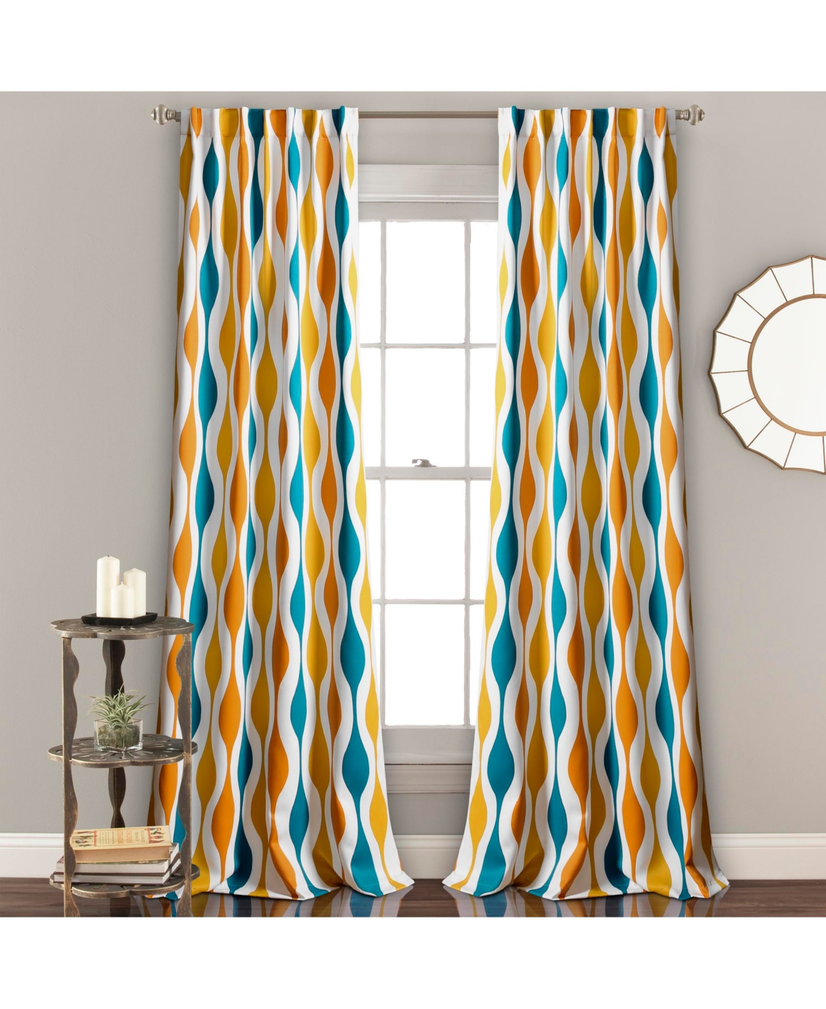 Click here for Lush Decor Mid Century Geo Light Filtering Window... prices