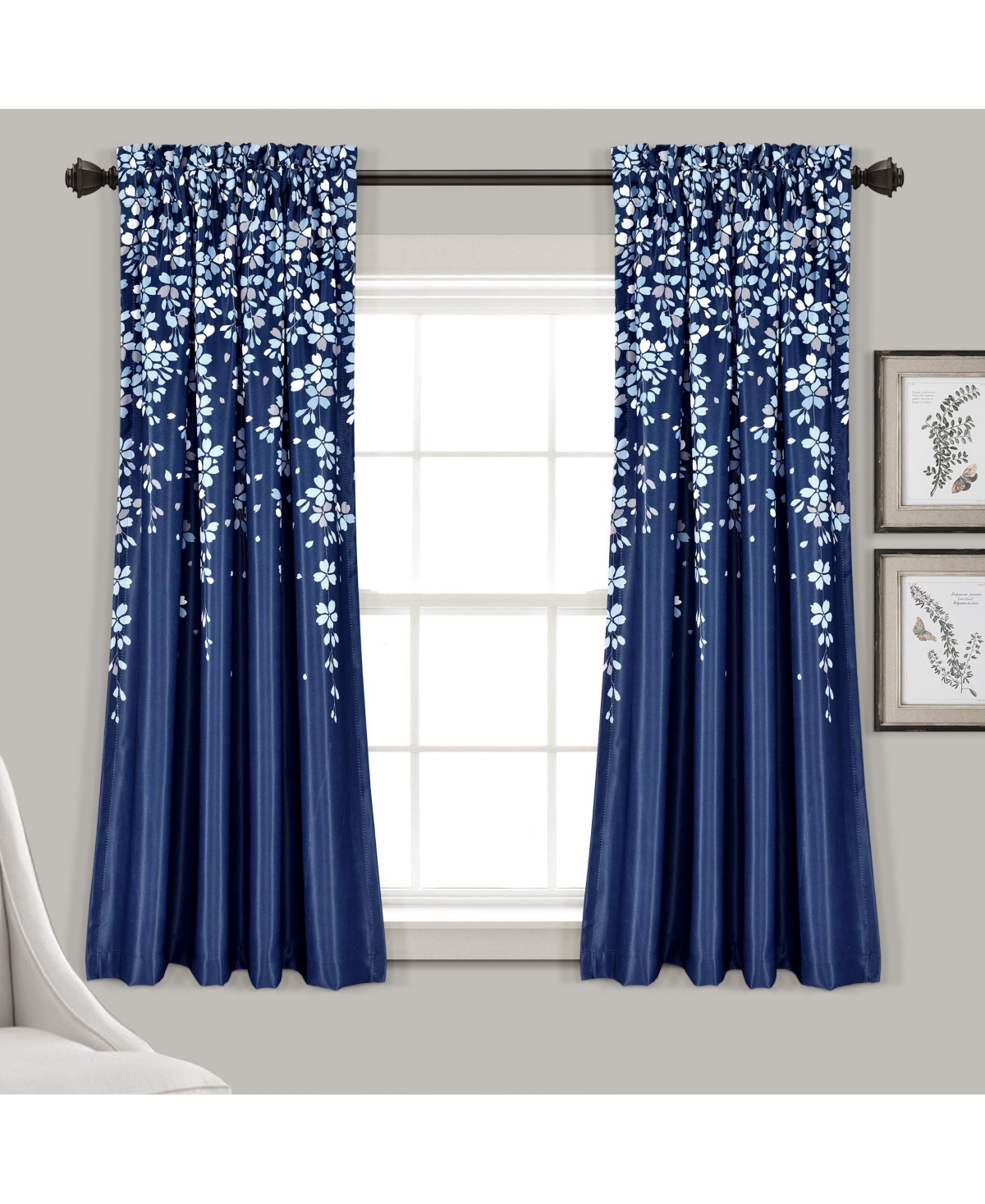 Click here for Lush Decor Weeping Flower Light Filtering Window C... prices