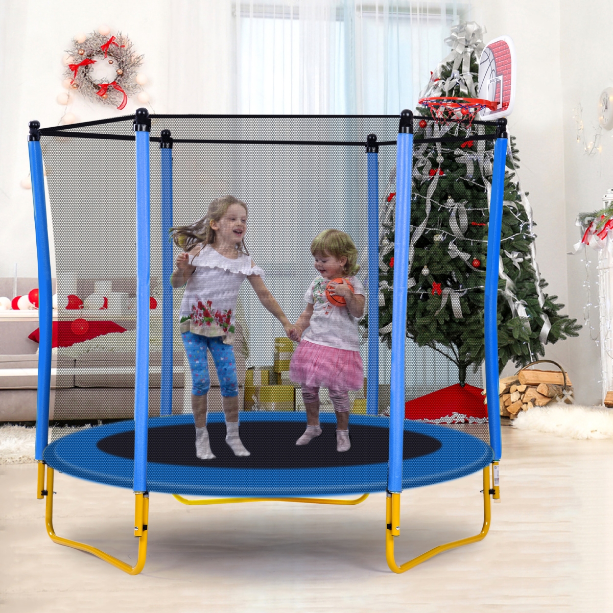 Click here for Streamdale 65" Mini Toddler Trampoline with E... prices