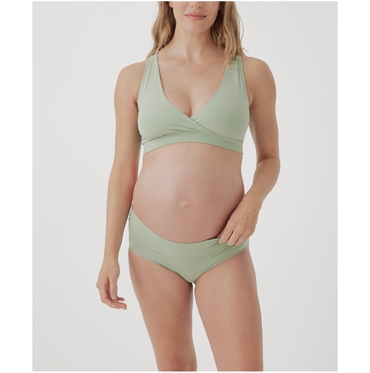 Click here for Pact Maternity Foldover Hipster 4-Pack - Spring br... prices